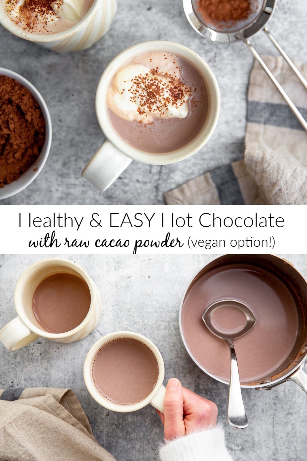 Healthy Hot Chocolate Recipe | From Scratch Fast