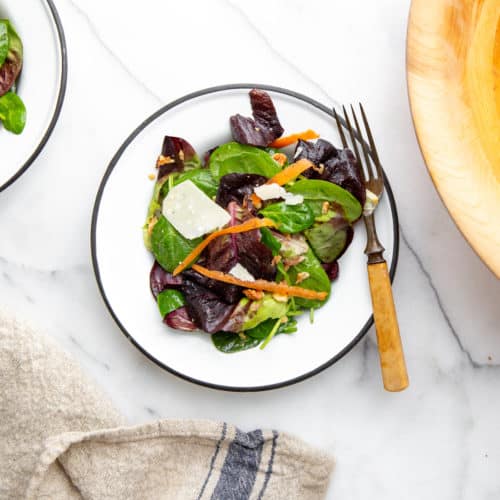 Simple French Green Salad Recipe (in 5 minutes!) | From Scratch Fast