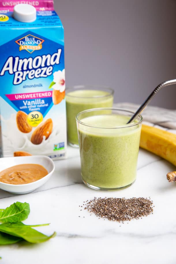 Simple Low Sugar Green Smoothie | From Scratch Fast