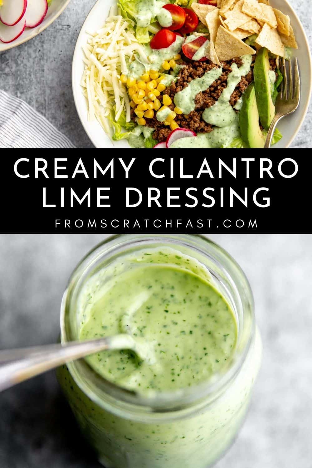 Easy Cilantro Lime Dressing Recipe | From Scratch Fast