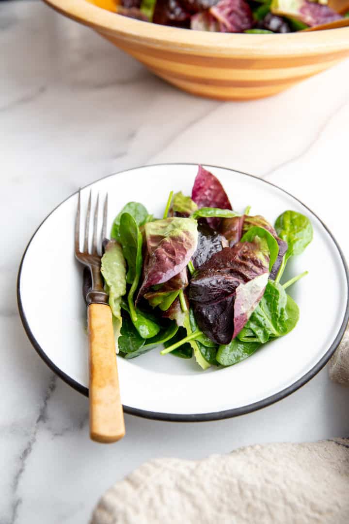 Simple French Green Salad Recipe (in 5 minutes!) | From Scratch Fast