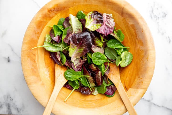 Simple French Green Salad Recipe (in 5 minutes!) | From Scratch Fast