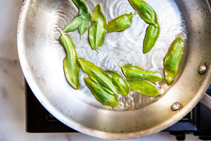 Fried Sage Leaves (and how to use them!) | From Scratch Fast