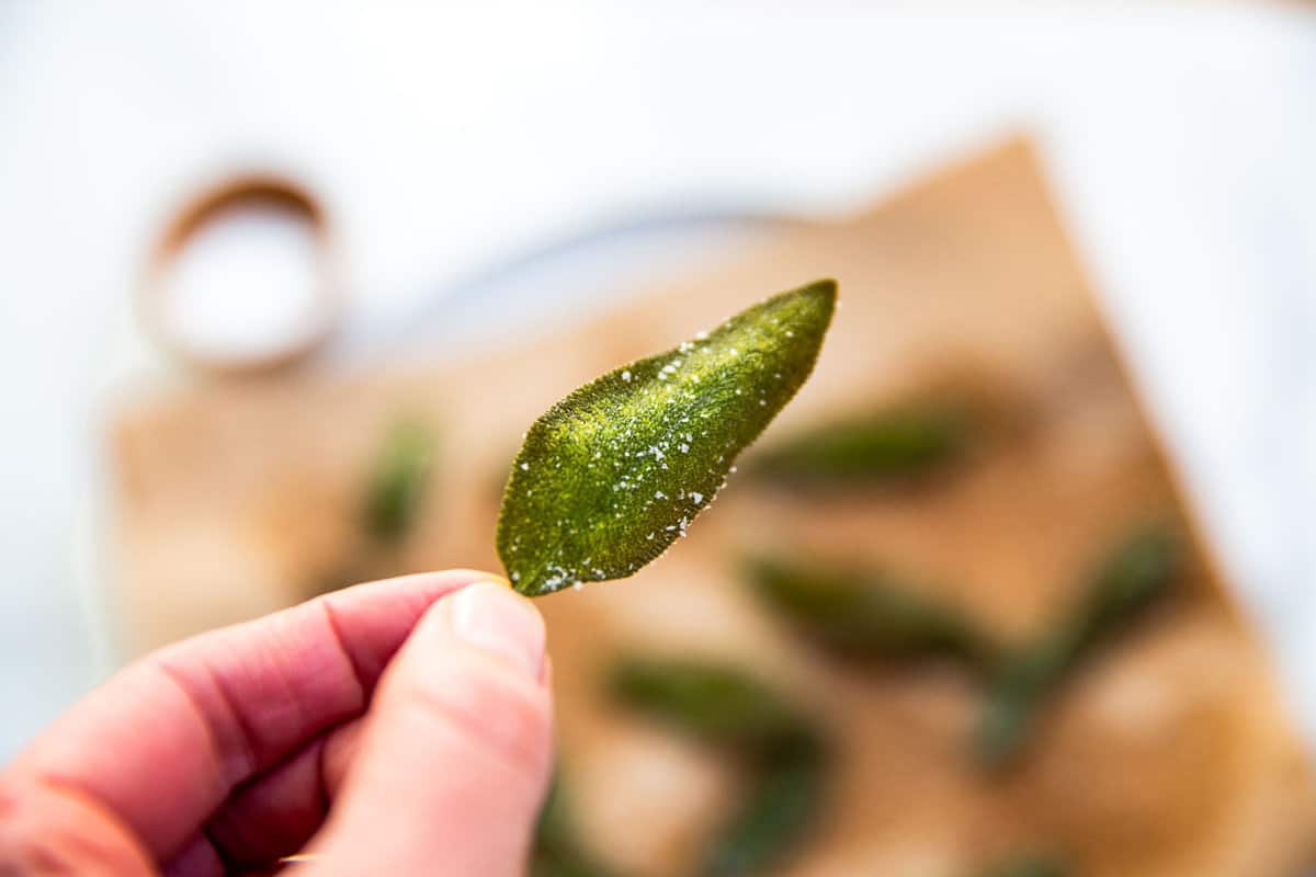 Fried Sage Leaves (and how to use them!) | From Scratch Fast