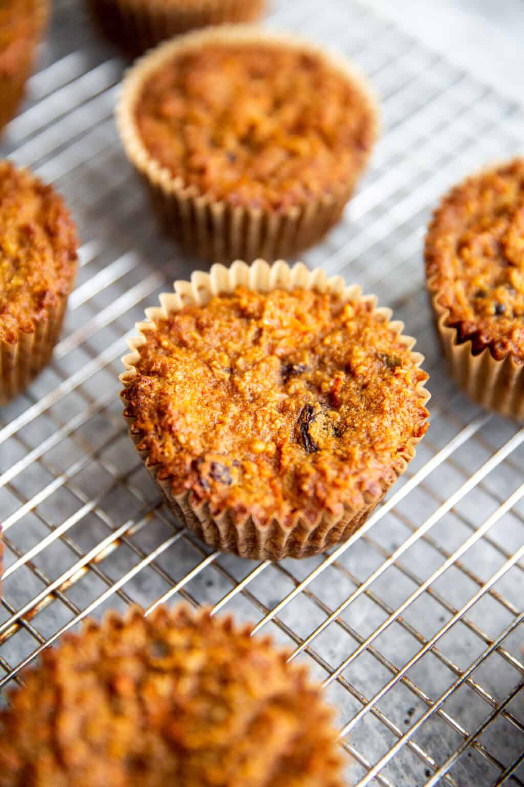 Healthy Carrot Raisin "Sunshine" Muffins Recipe | From Scratch Fast