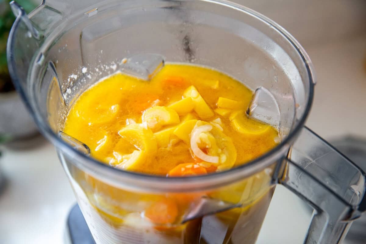 Garden-Fresh Yellow Squash Soup (Dairy-Free Option)